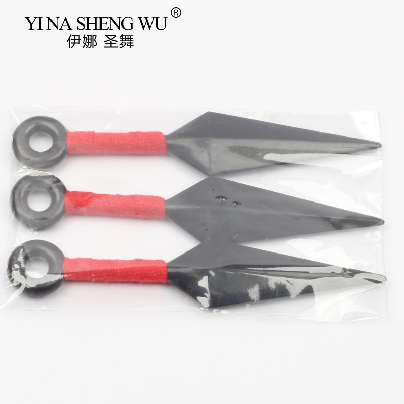 อุปกรณ์ประกอบฉากคอสเพลย์ 3pcsset Kakashi Akatsuki Nin Ja Kunai Shuriken ...