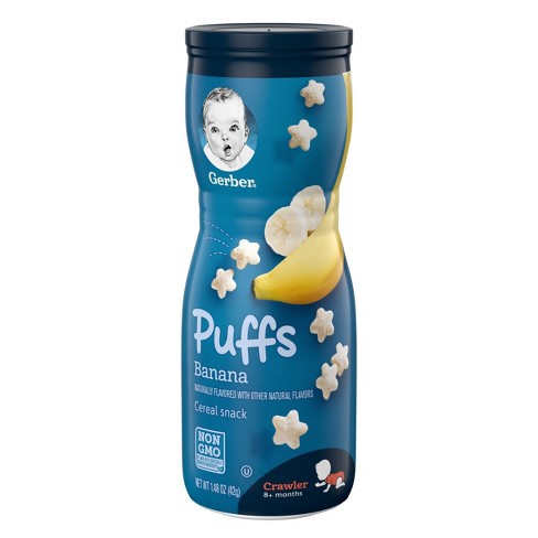 Gerber Finger Foods Fruit Puffs รส Banana | Shopee Thailand