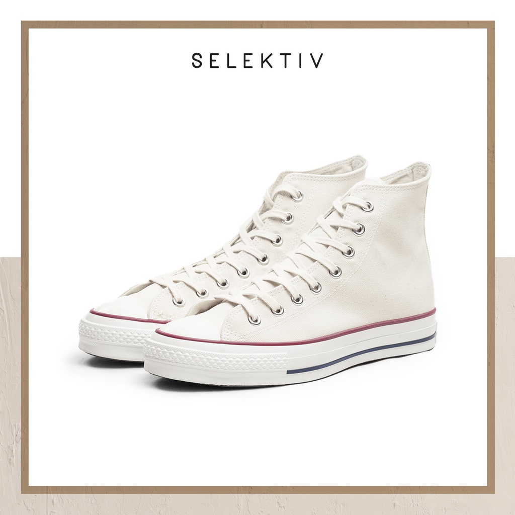 CONVERSE ALL STAR CHUCK TAYLOR MADE IN JAPAN HI " NATURAL WHITE ...