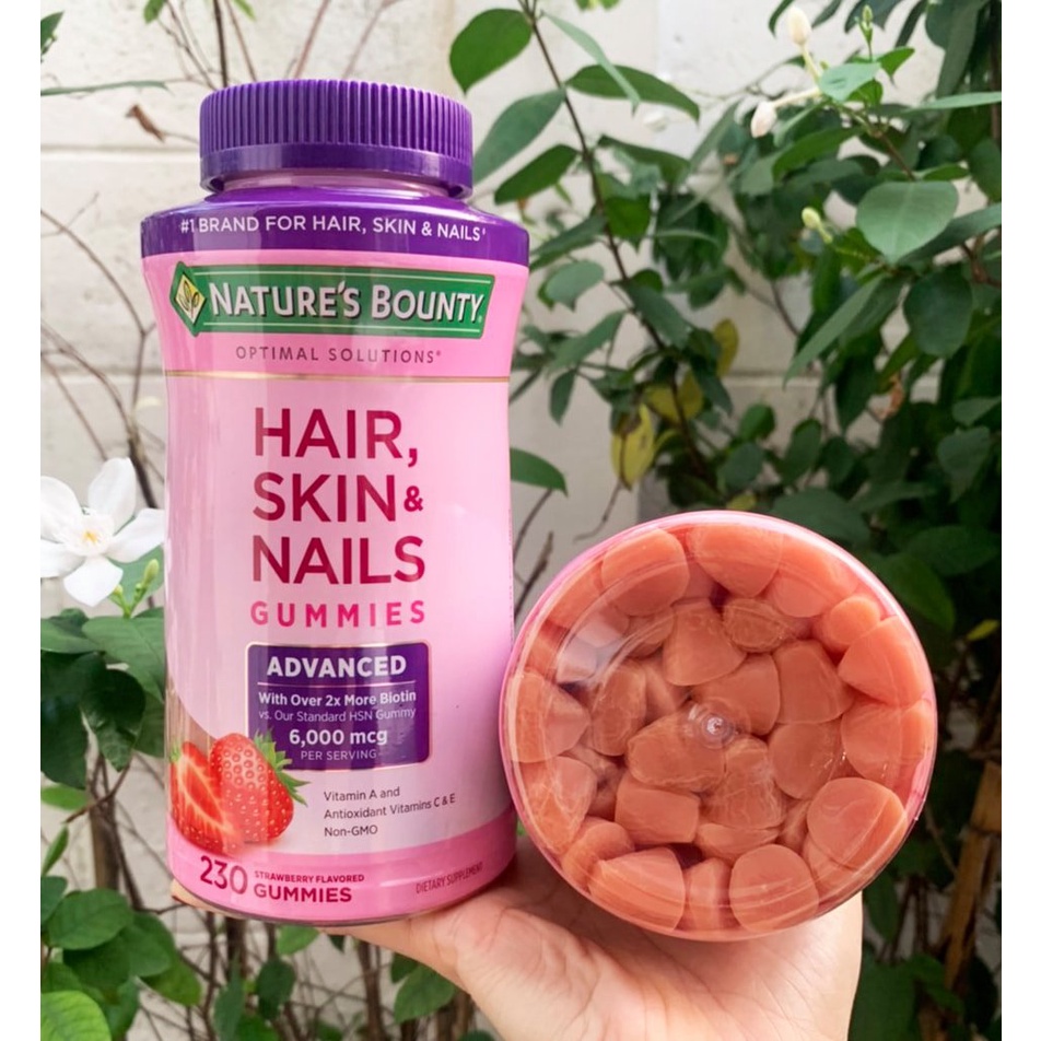 Nature Bounty Hair Skin Nails Gummies Exp.0424 Optimal Solutions ...
