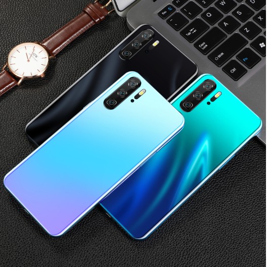 P80 Pro สมาร์ทโฟน Quad Core หน่วยความจำขนาดใหญ่ 128G จอแสดงผล HD 6.3 ...