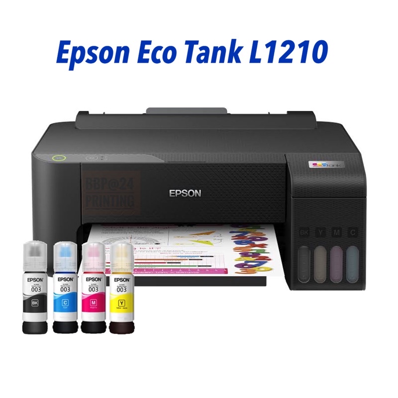 Epson L1210(Black) L1216 (White) Ecotank ปริ้นได้อย่างเดียว | Shopee ...