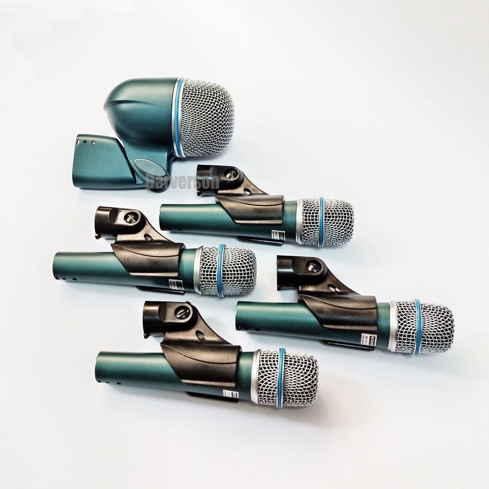 BKick snare tom drum microphone kit set Beta52a Beta57a sm57 instrument ...