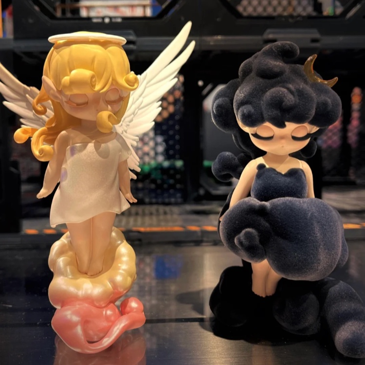 ของแท้ชุดกล่องสุ่ม ตุ๊กตาฟิกเกอร์ Sleep Sky Elf Series 52TOYS 8 แบบ ...