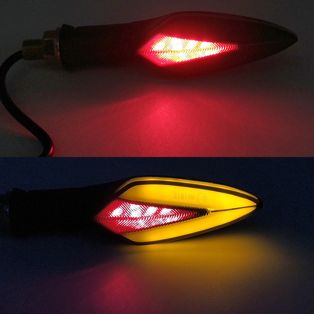 บังโคลนมอเตอร์ไซค์ Motorcycle LED Tail Light Rear Fender Brake Stop ...