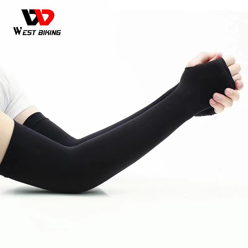zTAs WEST BIKING Summer Bike Arm Sleeves Cover UV Protection Cycling ...