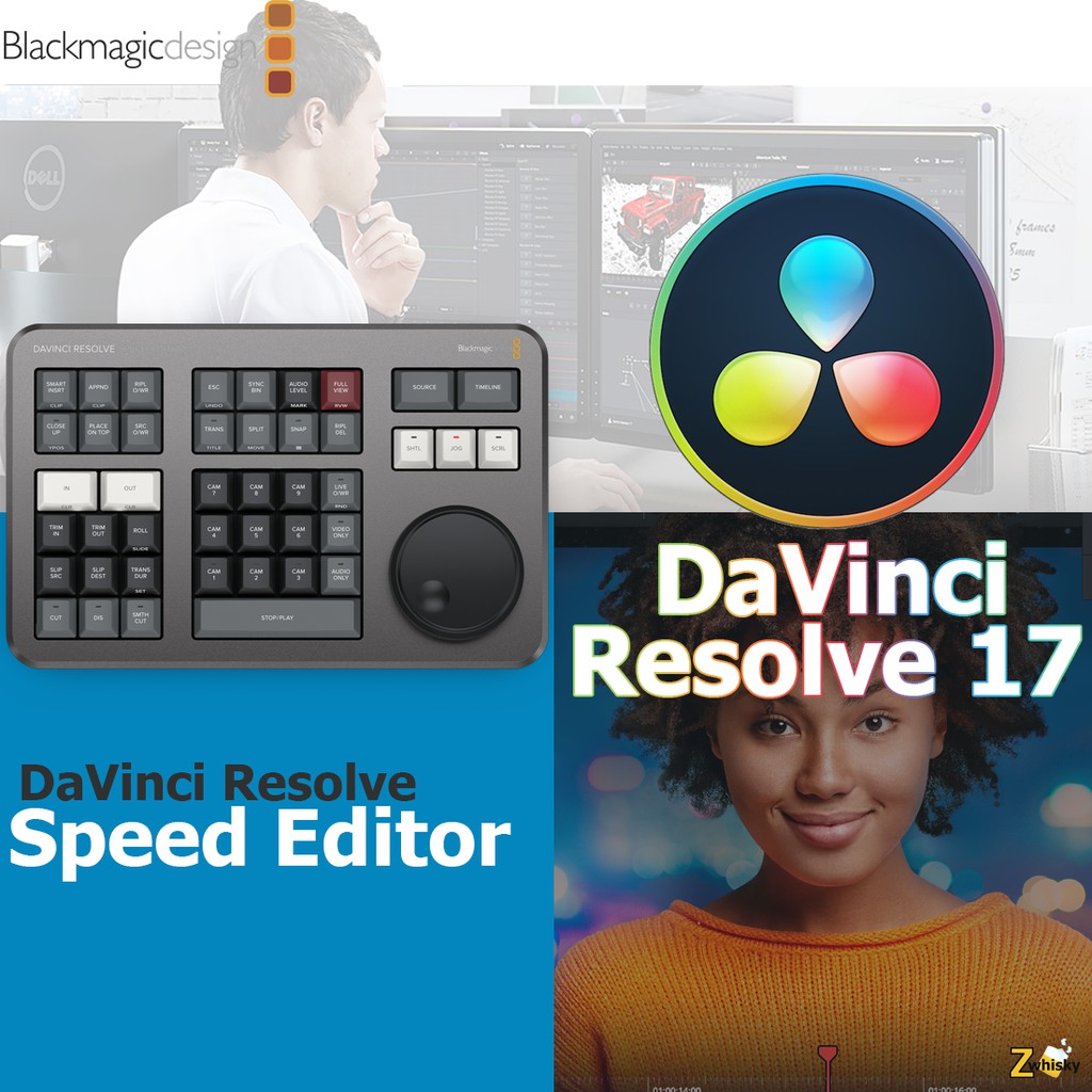 Blackmagic Design DaVinci Resolve Speed Editor ( Dongle License ) - zwhisky - ThaiPick