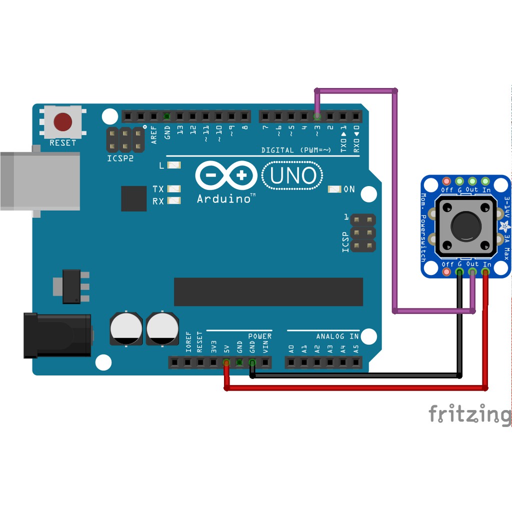 Button Switch Module สวิตช์ปุ่มกดติดปล่อยดับ ปุ่ม 11mm - intech88 ...