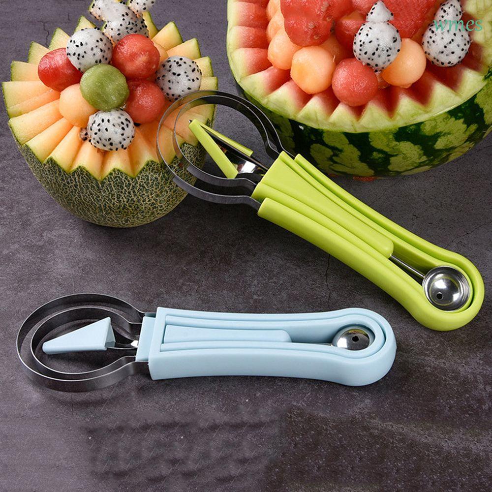 WMES1 3 In 1 Melon Baller Cutter Creative Melon Baller Scoop Set ...