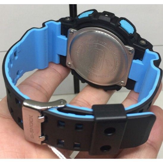 HOT【ต้นฉบับ】Casio G-Shock GA110 Black&Light Blue นาฬิกาสปอร์ตผู้ชาย ...