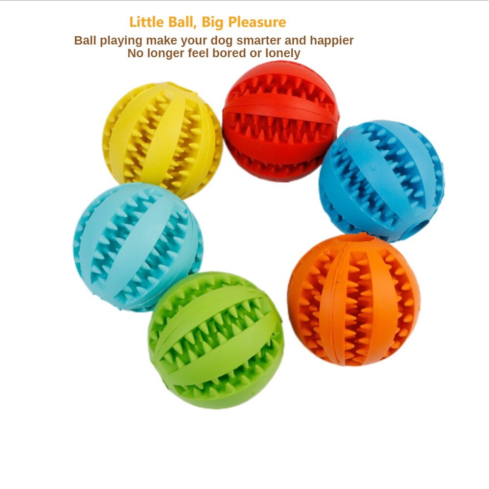 READY STOCK????Pet Toy Ball Dog Food Dropping Ball Dog Teether Ball ...