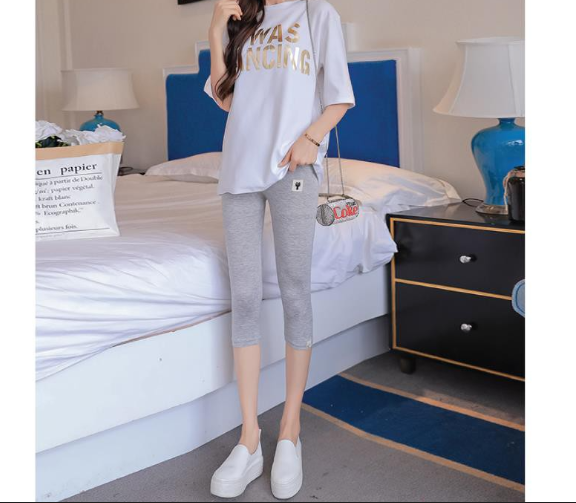 พร้อมส่ง (LG555) เลกกิ้งคนท้องกางเกงคนท้อง กางเกงคนท้อง ผ้านุ่ม ใส่สบาย ...