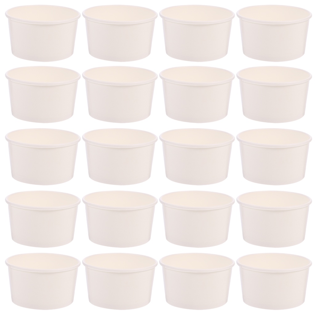 Paper Cups Ice Cream Bowl Snack Bowls Disposable Dessert Treat ...