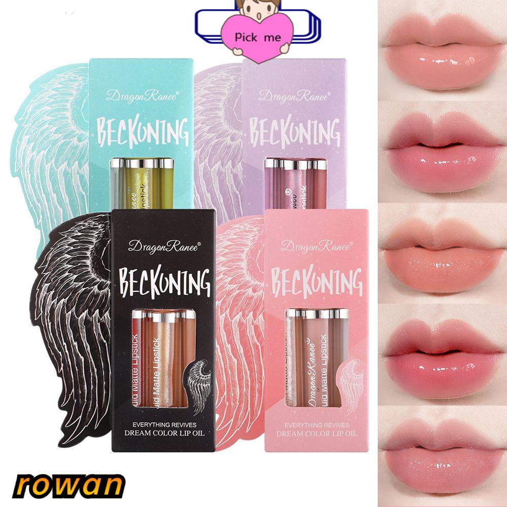 Row ชุดลิปสติกลิปกลอสให้ความชุ่มชื้น 3 ชิ้น - rowan.th - ThaiPick