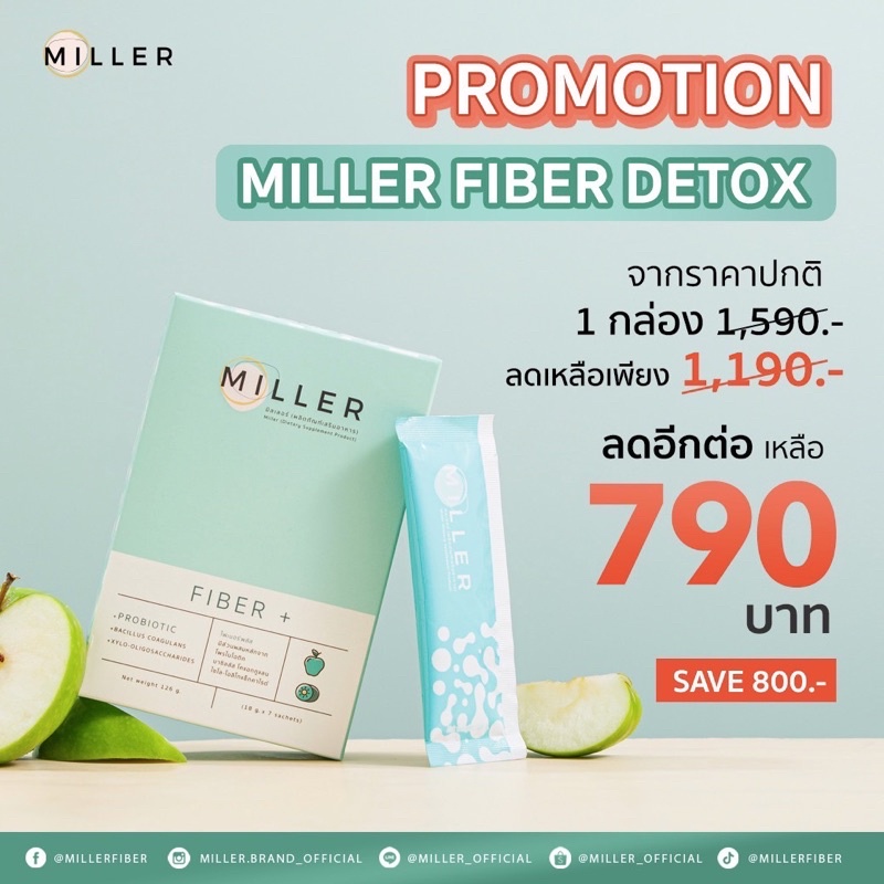 Miller Fiber DetoxSynbiotic - miller_official - ThaiPick