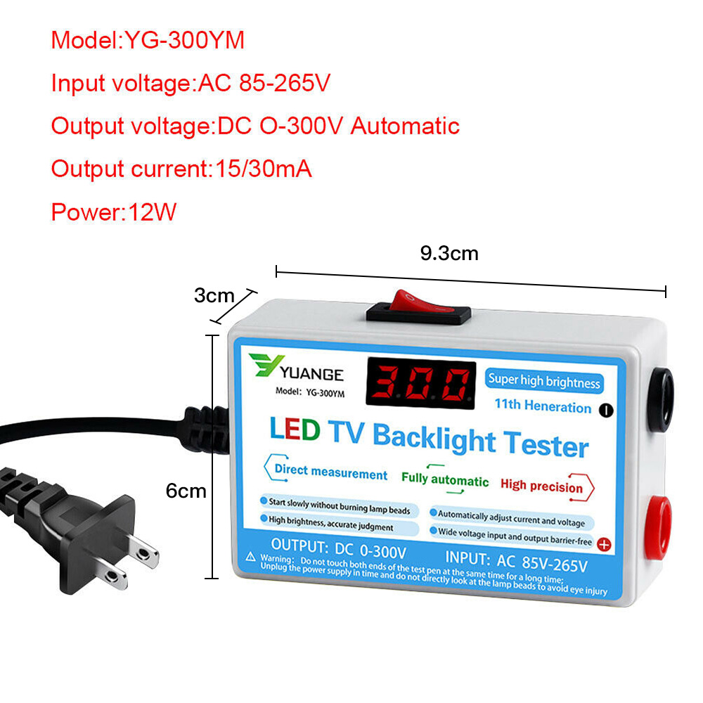 เครื่องทดสอบหลอดไฟ Led 0-300 V Output Led Tv Backlight - cloudyyy.th ...