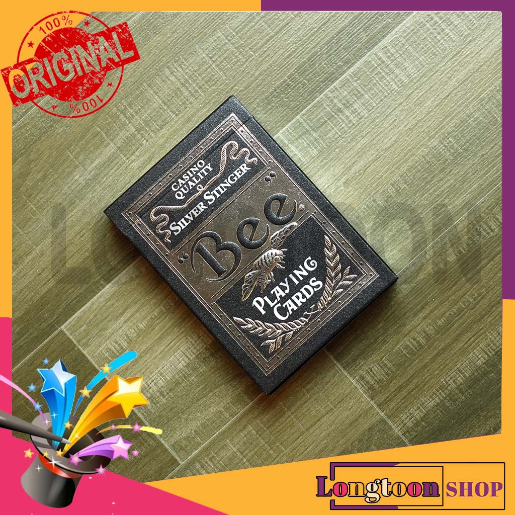 อุปกรณ์มายากล Bee Silver Stinger Playing Cards | Shopee Thailand