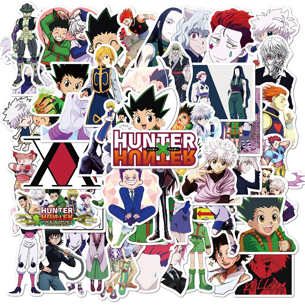 ™50pcs Hunter x Hunter Adventure Pvc Waterproof Sticker For Luggage ...