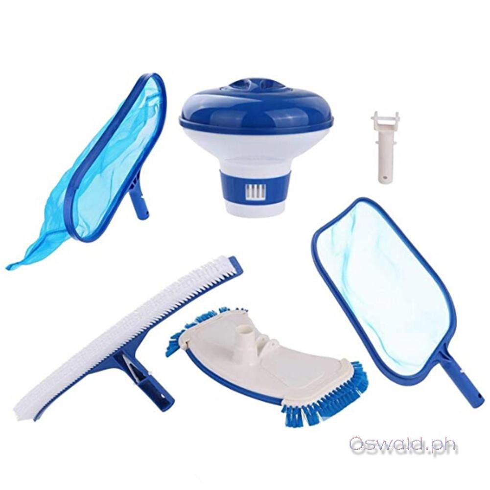 6PCS Swimming Pool Vacuum Cleaning Tool Set Suction Head Cleaning Net ...