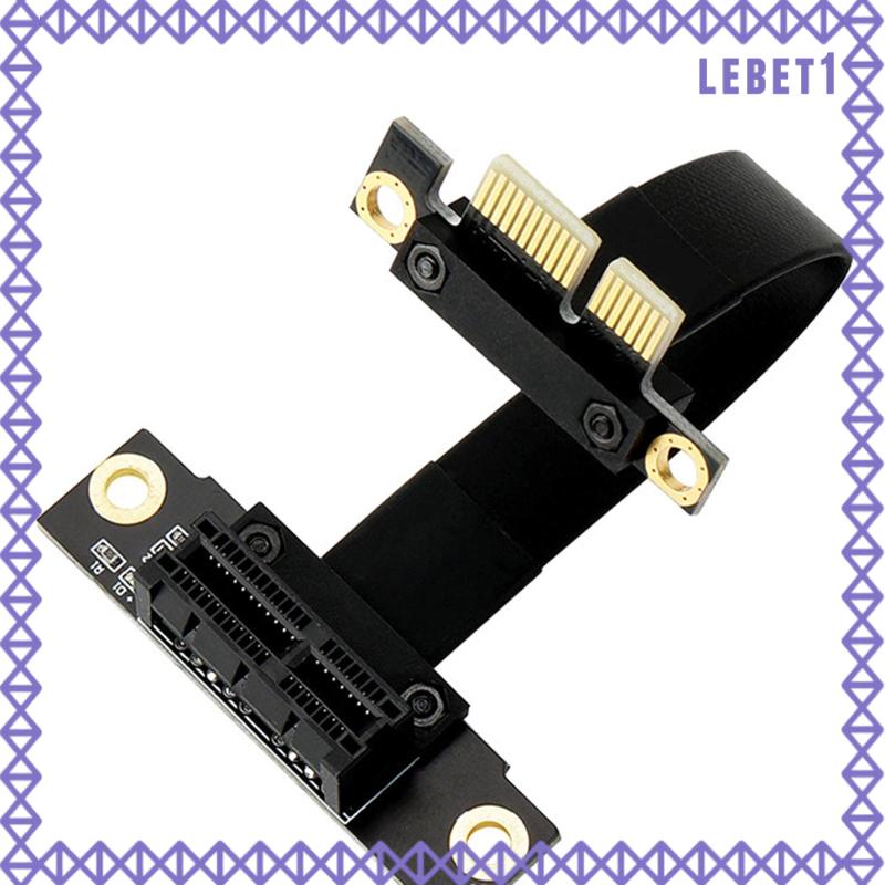 90 Degree PCI Express Extension Cable PCIe x1 to x1 x4 Mini Pci-E Riser ...