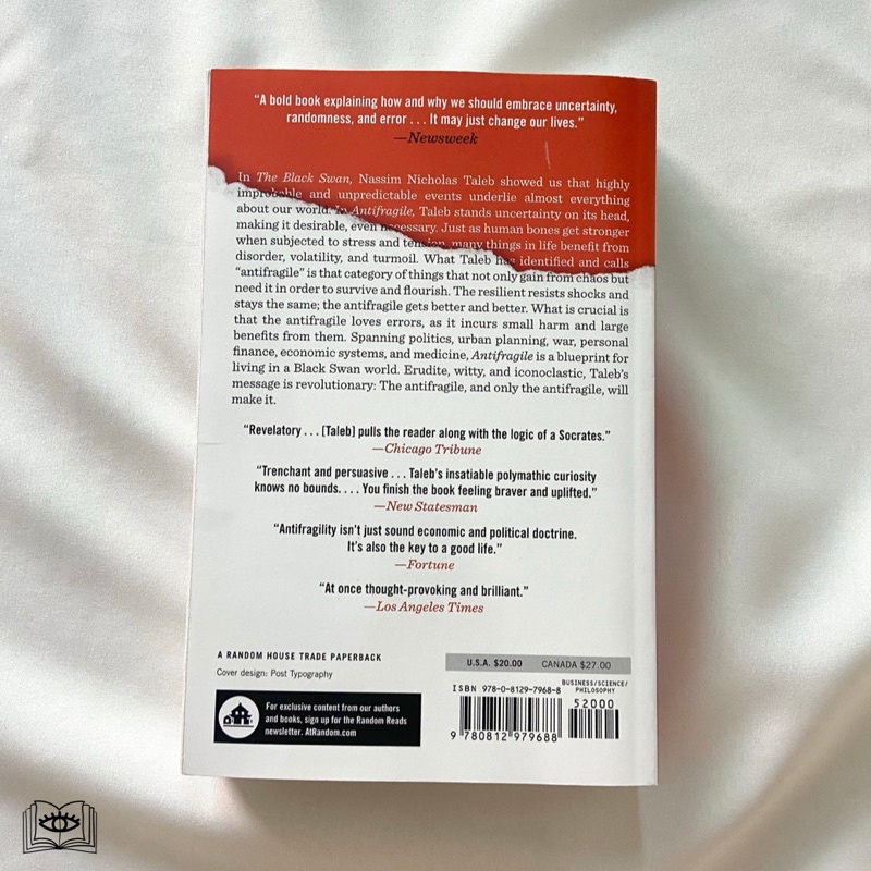 Querida หนังสือภาษาอังกฤษ Antifragile Things That Gain from Disorder by ...