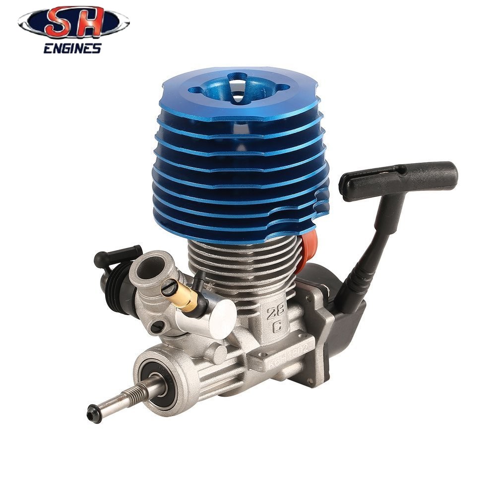 SH-28 Nitro Engine M28-P3 3.8hp 33000rpm 4.57CC Pull Starter For HSP 18 ...