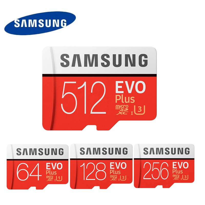 SAMSUNG Memory Card Micro SD 32GB 64GB 128GB 256GB 512GB Grade EVO ...