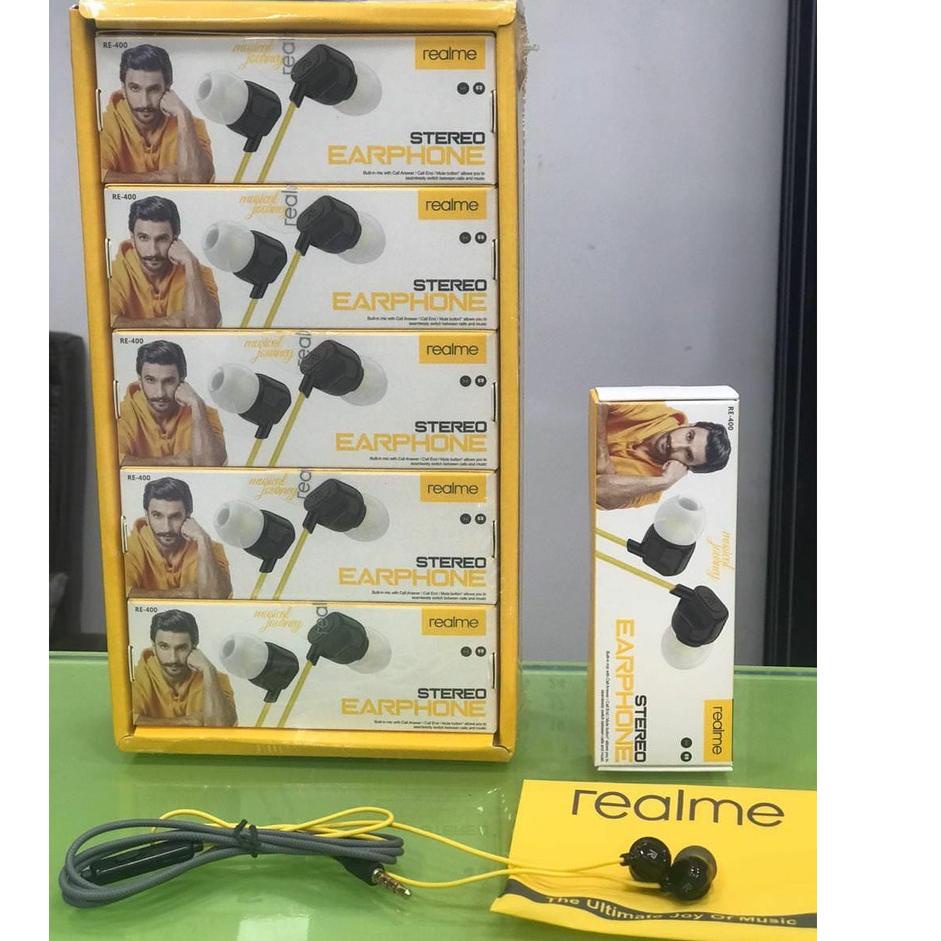 ขาย Re400 REALME HEADSET SUPER BASS JACK 3.5 มม. UNIVERSAL ALL Type HP ...