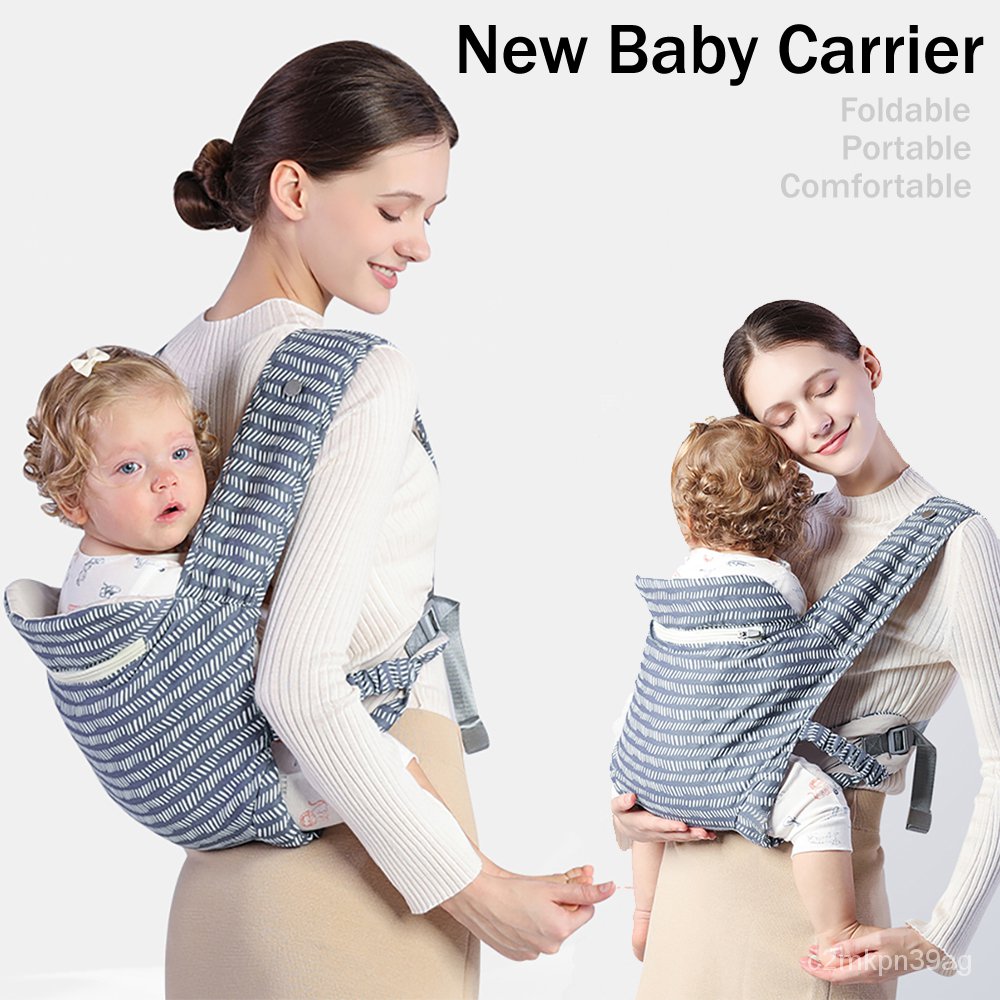 Baby Carrier Ergonomic Newborn Sling Wrapผ้าฝ้ายธรรมชาติKangaroo Wrap ...