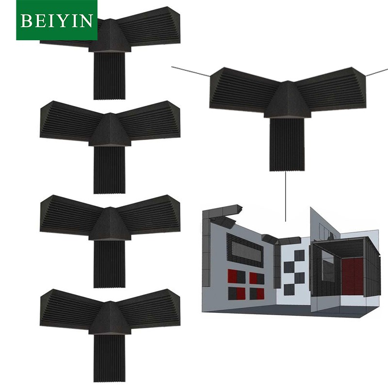 4set Small Bass Trap Foam Corner Cube Sound Treatment Studio Sound ...