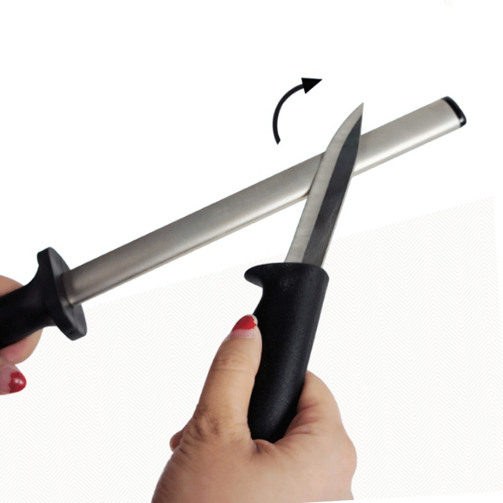 Oval 600# Diamond Knife Sharpening Steel Rod Sharpener Tool 2awb ...