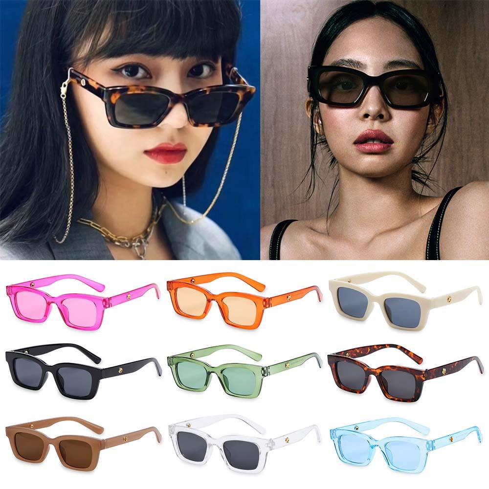 ERICH 90s Vintage Rectangle Sunglasses Cool Outdoor Eyewear Retro ...