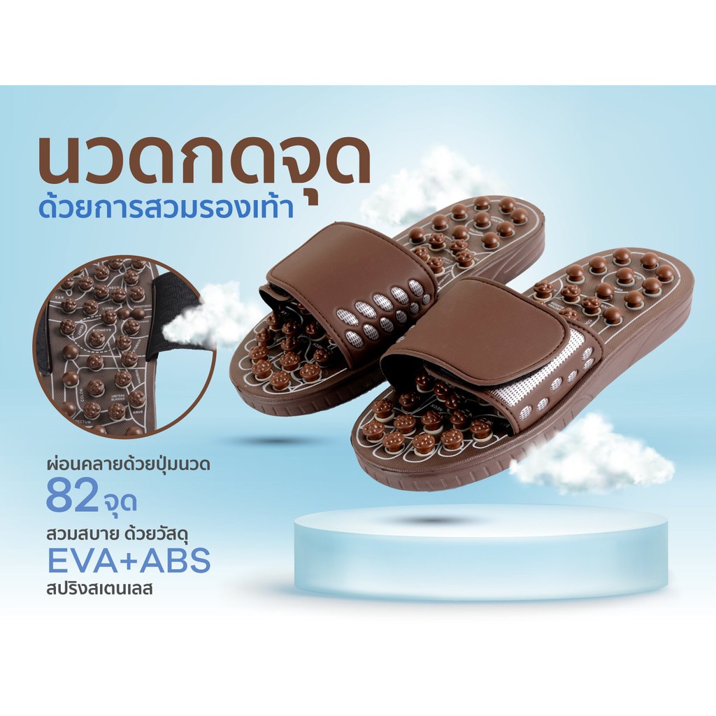 GENKI DELUXE สลิปเปอร์เพื่อสุขภาพ - pangji_patashop - ThaiPick