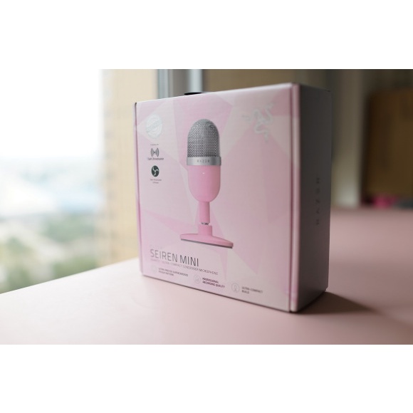 BOriginal Razer Seiren Mini Quartz Pink crystal ultra-compact Condenser ...