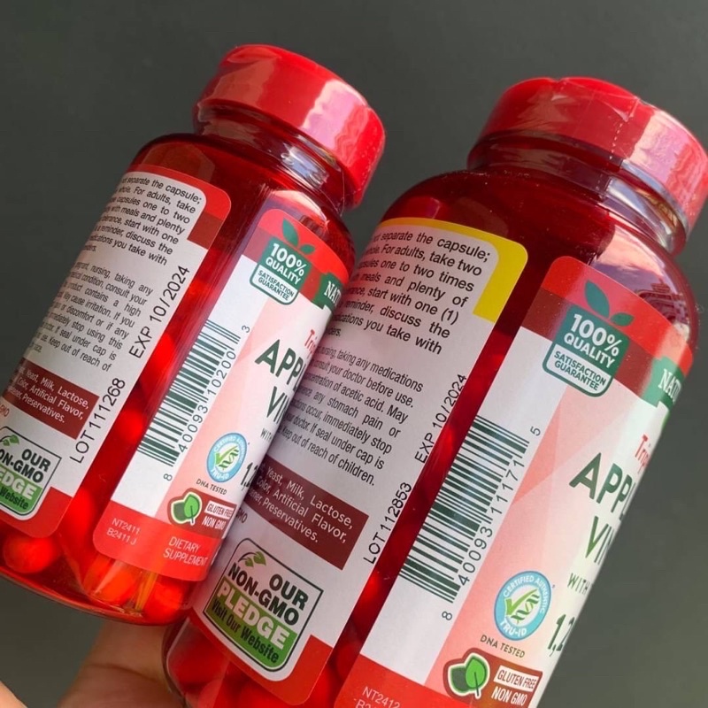 Natures Truth Organic Apple Cider Vinegar 500mg กัมมี่ แอปเปิ้ลไซเดอร์
