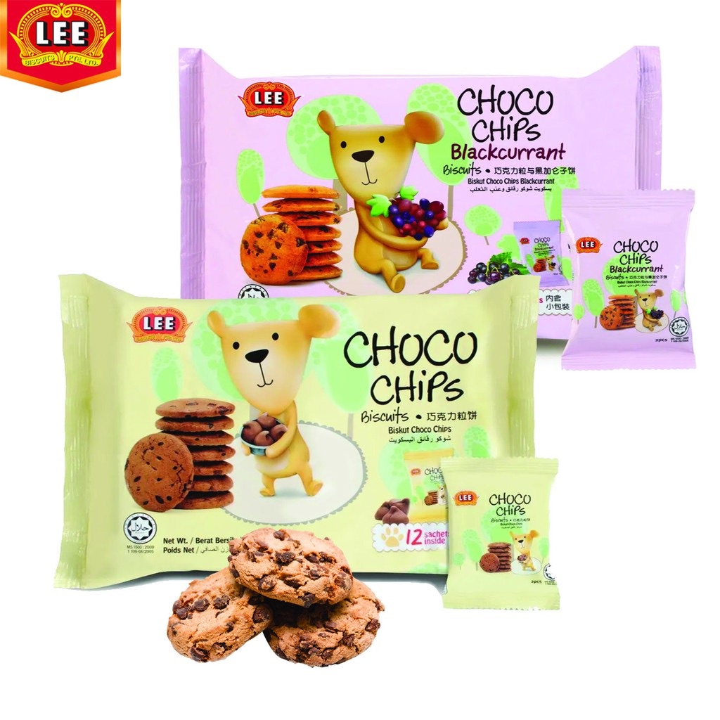 Lee Choco Chips Biscuit คุ๊กกี้ ช็อกโกชิฟบิสกิต 2 รสชาติ ขนาด 160 กรัม | Shopee Thailand