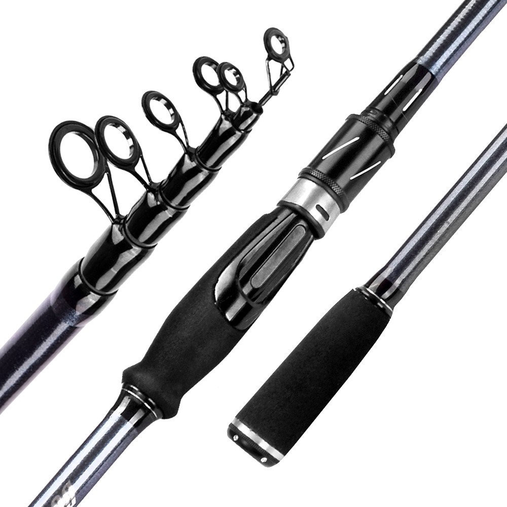 Carbon Ultralight 3.6m 1.8m2021 New Telescopic Fishing Rod M Power ...