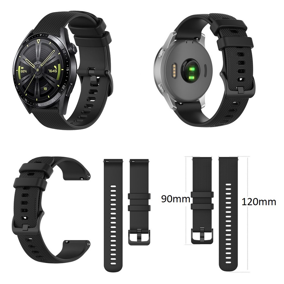 Huawei watch GT3 Strap Soft Silicone band For Huawei GT 3 pro / GT2 ...