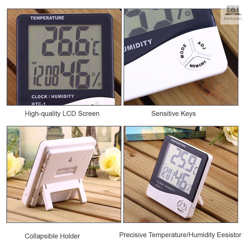 Digital Hygrometer Thermometer Indoor Humidity Gauge Temperature ...