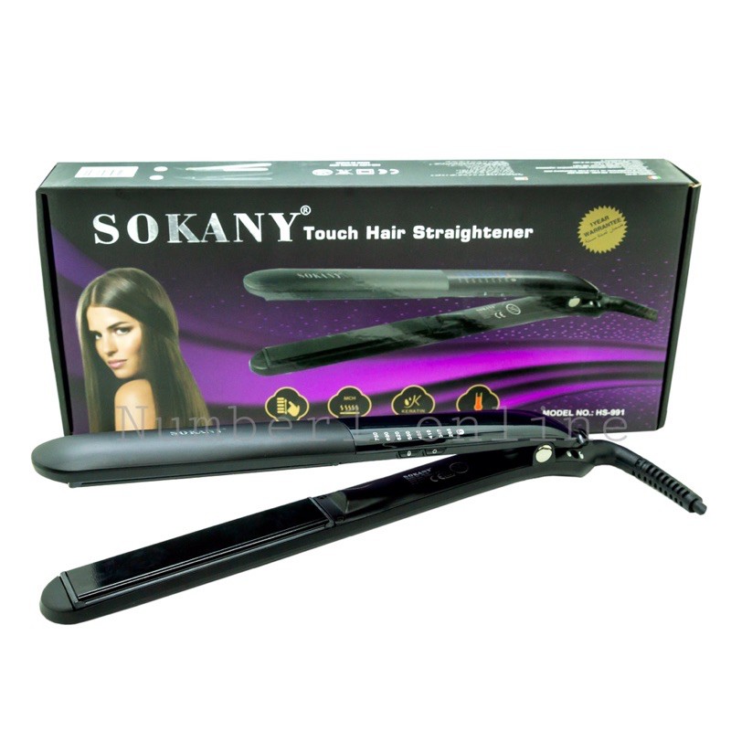 เครื่องหนีบผม เครื่องหนีบผมม้วนผม เครื่องหนีบผมตรง เครื่องหนีบผมลอนผม ทัชสกรีน SOKANY HS-991 ...