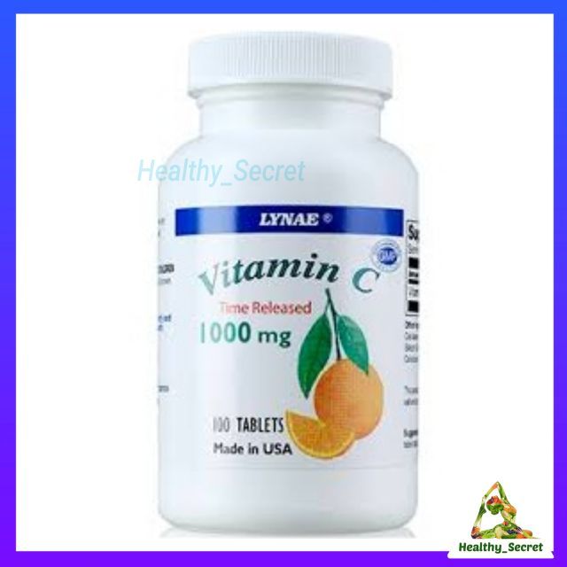 (1แถม1) LYNAE Vitamin C Time Released 1000 mg. (100เม็ด แถม 30เม็ด ...