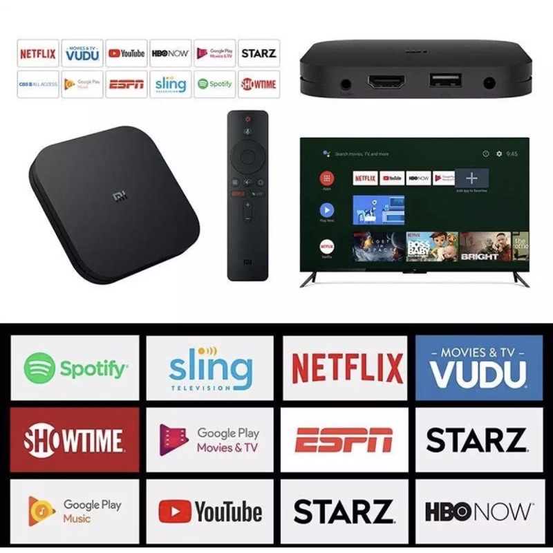 พร้อมส่ง Xiaomi Mi BOX S 4K Global Version Android TV กล่องแอนดรอยด์ ...