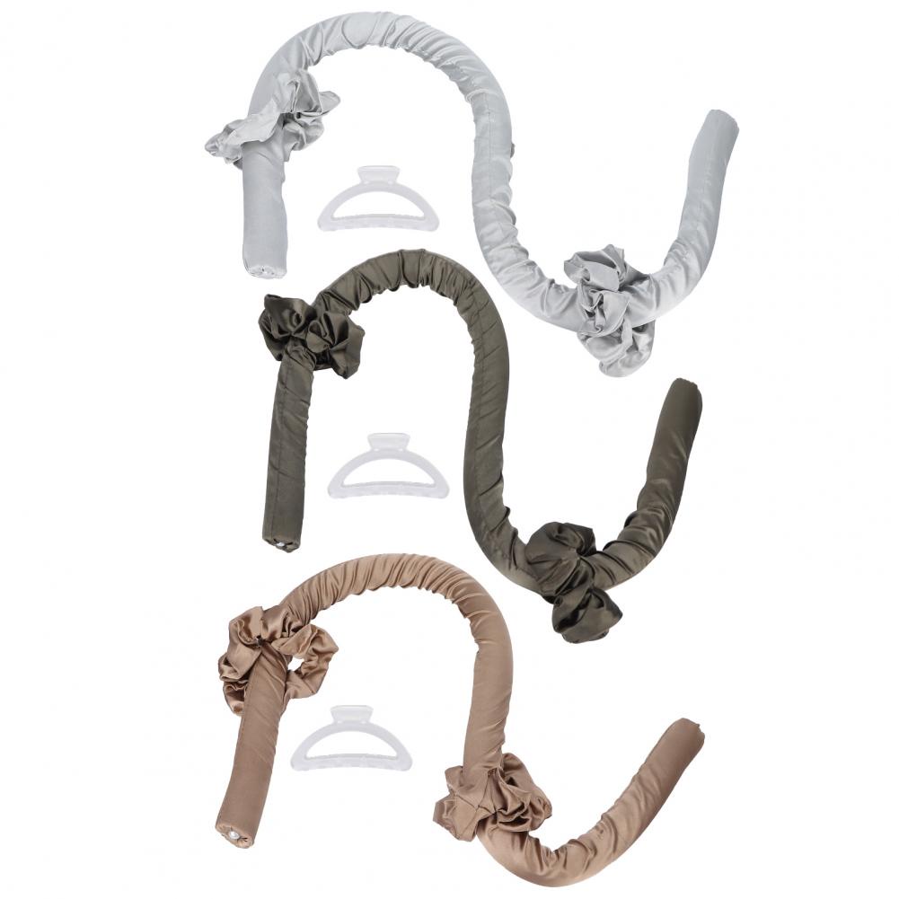 Heatless Curling Rod Headband No Heat Curls Silk Ribbon Hair Rollers ...