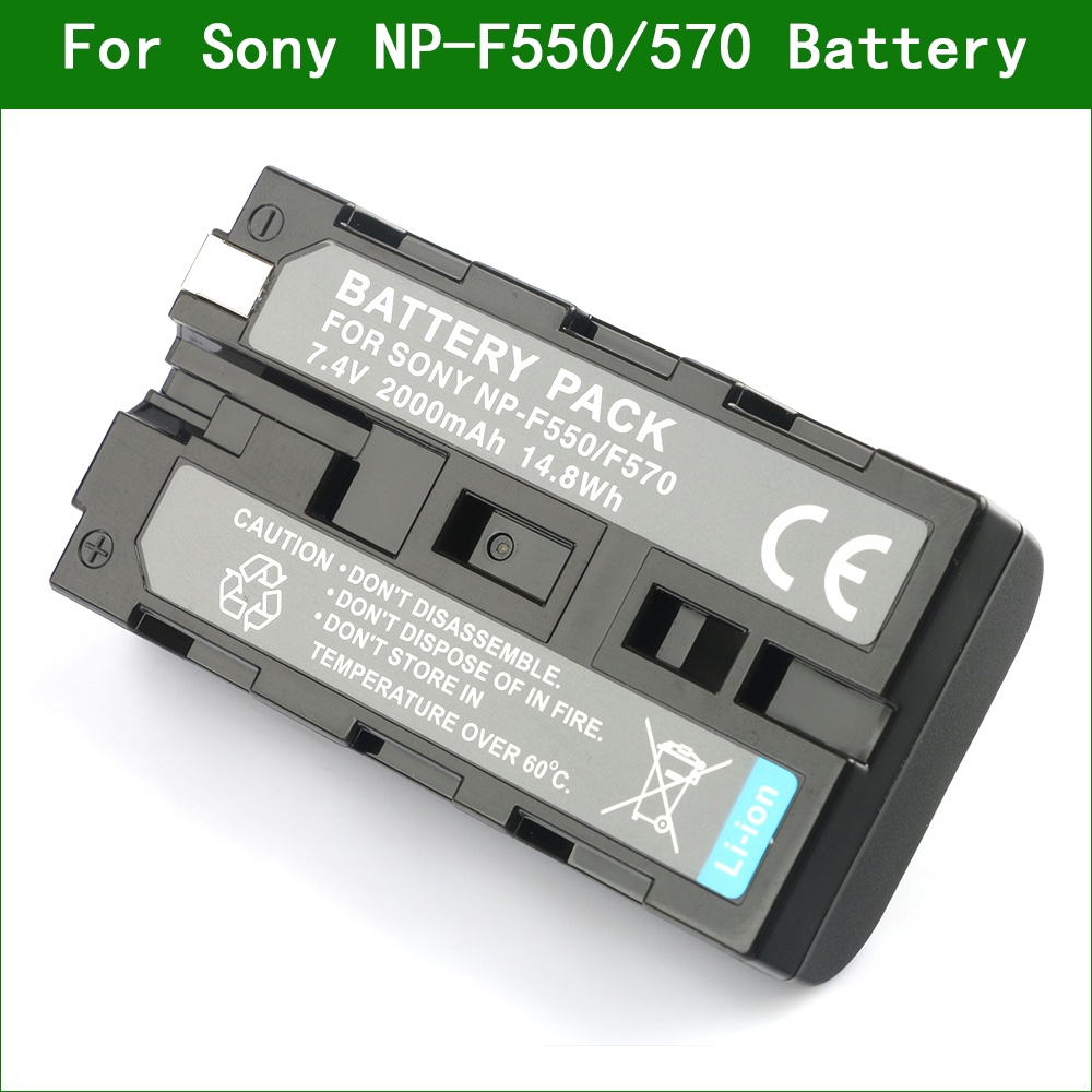Lanfulang NP-F550 NP F550 Camera Digital Battery ampRapid Charger for ...