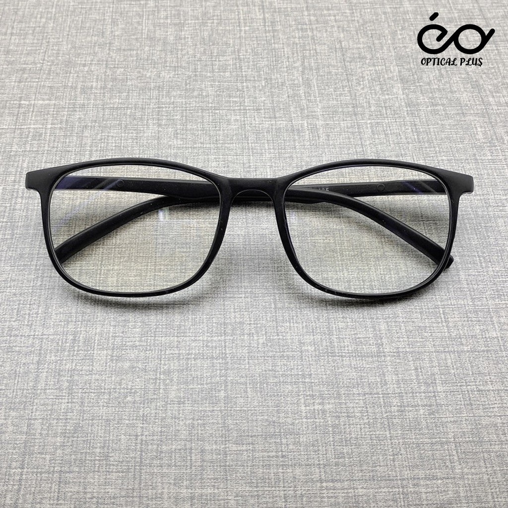 Optical Plus แว่นสายตาสั้น Glasses เลนส์กรองแสง Blue filter เลนส์กรองแสงสีฟ้าที่มีโทษ แถมผ้าเช็ด ...