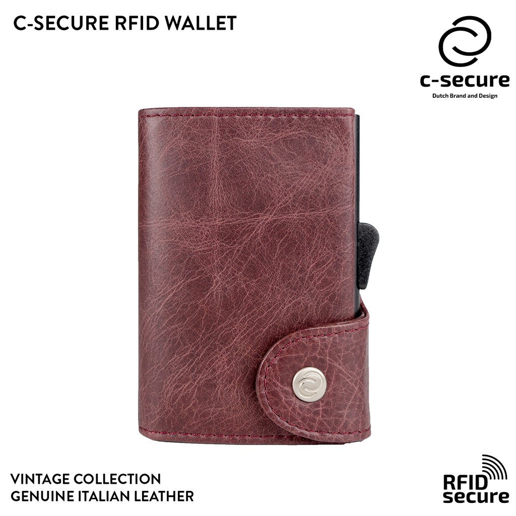 CLEARANCE C-SECURE กระเป๋าใส่บัตร กระเป๋าสตางค์ (RFID Protection) รุ่น ...