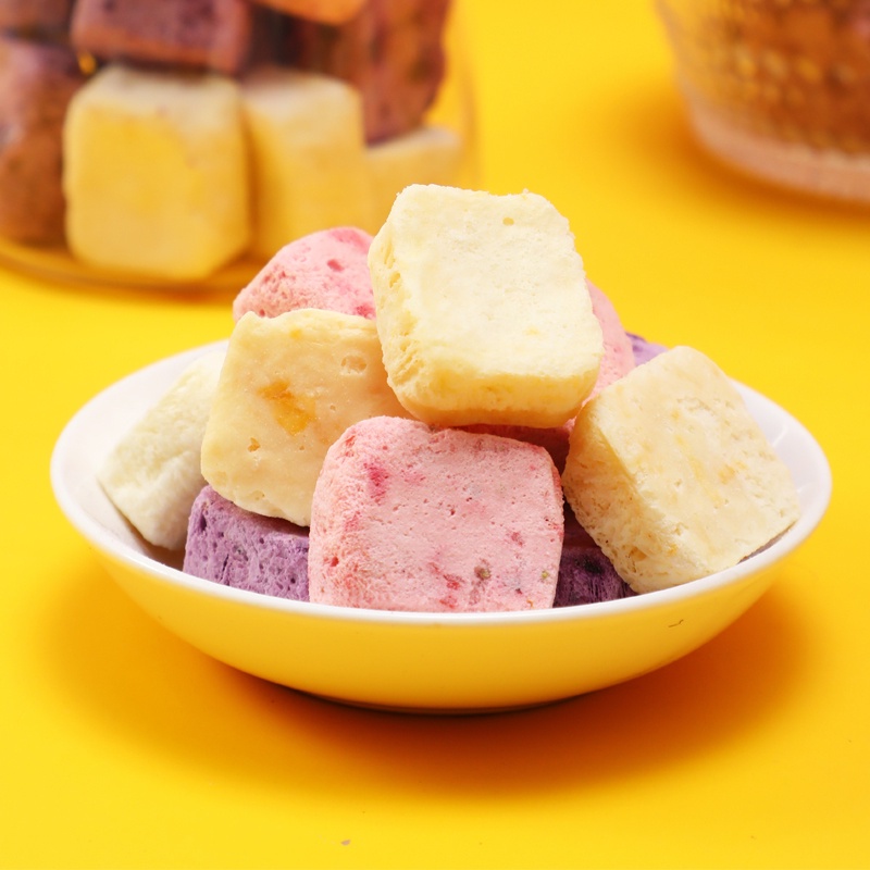 Freeze-dried Yogurt Block Strawberry Crispy Fruit Mixed Pack Snacks ...