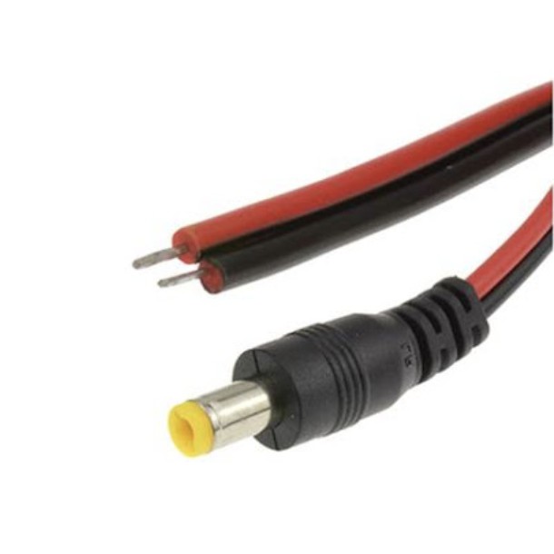 สาย DC Power JACK ตัวผู้ แพ็ค 4 เส้น DC power line connector red black ...