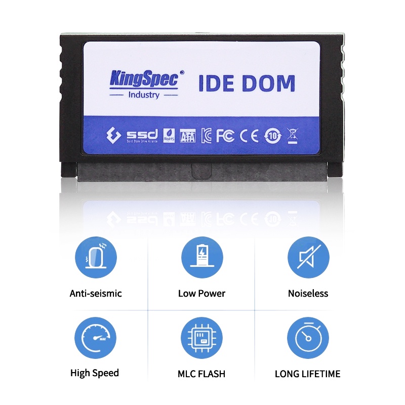 KingSpec SSD Disk 44Pin IDE DOM 16GB Industrial Disk On IDE DOM Flash ...
