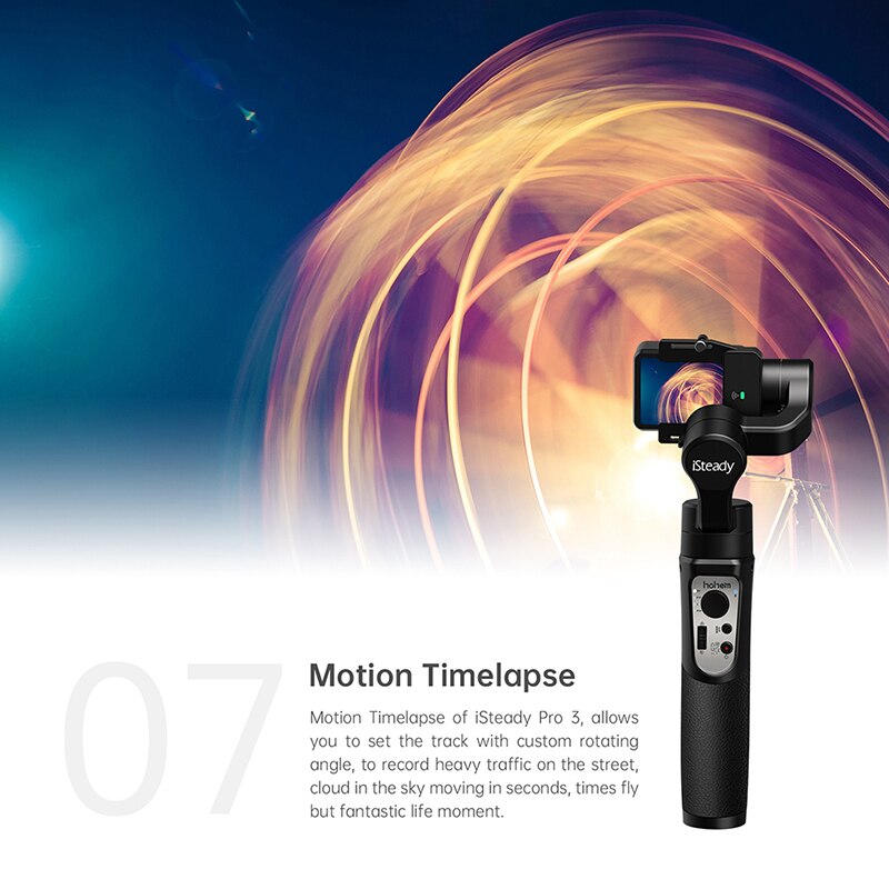 Hohem iSteady Pro 3 3-Axis Handheld Splash-Proof Gimbal Stabilizer for ...